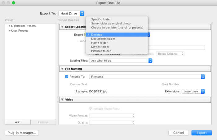 Lightroom Export Settings for Print - Guide - PhotographyAxis