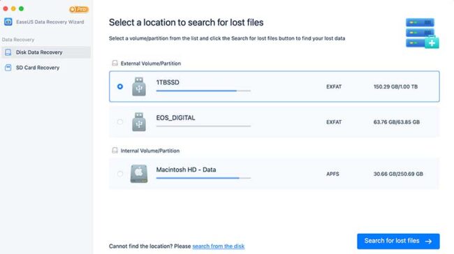 EaseUS Data Recovery Wizard for Photographers [Mac] – Review - PhotographyAxis